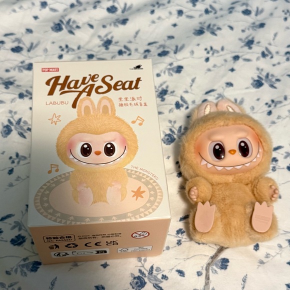 POP MART | Accessories | Labubu Baba Have A Seat Authentic | Poshmark